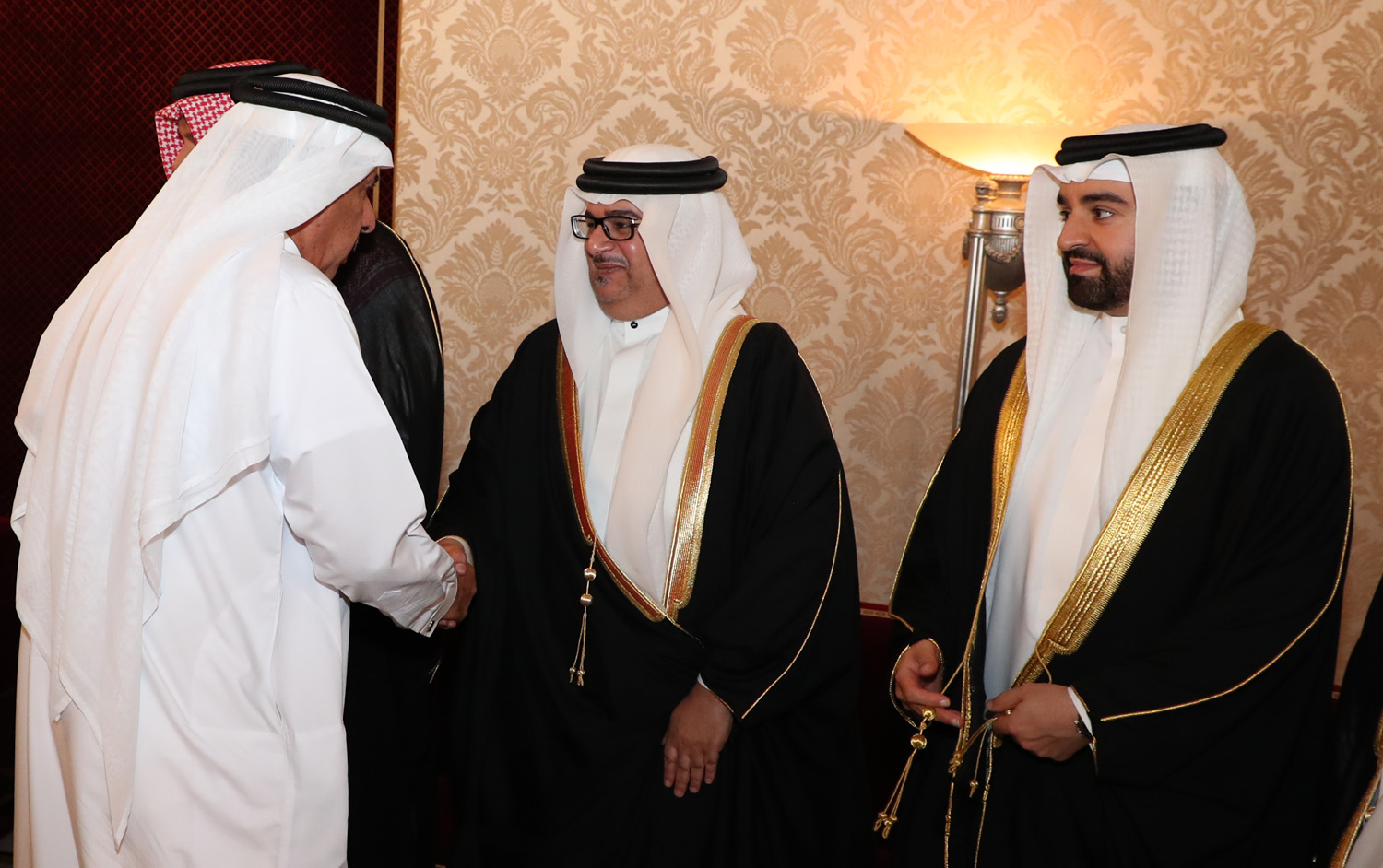 HH Shaikh Mohammed bin Isa Al-Khalifa, HH Shaikh Abdulla bin Isa Al-Khalifa and HH Shaikh Ali ...